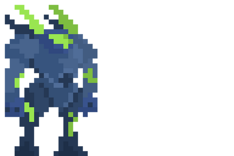 Pixel Mech Animation - Animated Sprite by Haaris Mughal