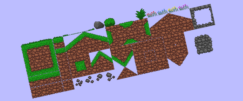 Basic Grass & Rock Tileset (32x32) by TaxmaniumGames
