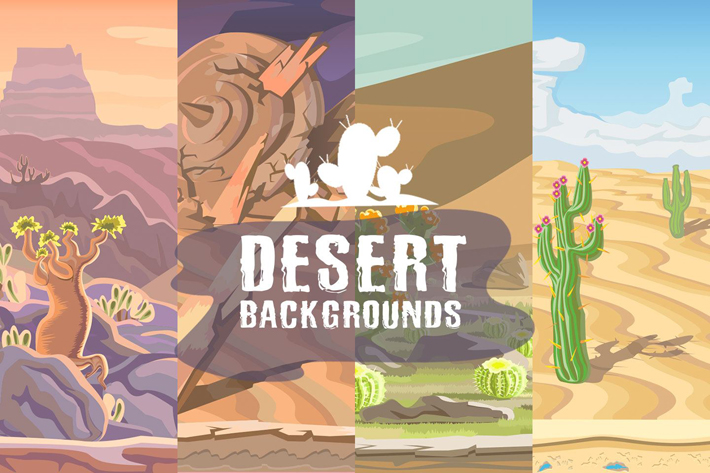 Free Scrolling Desert Backgrounds by Free Game Assets (GUI, Sprite ...