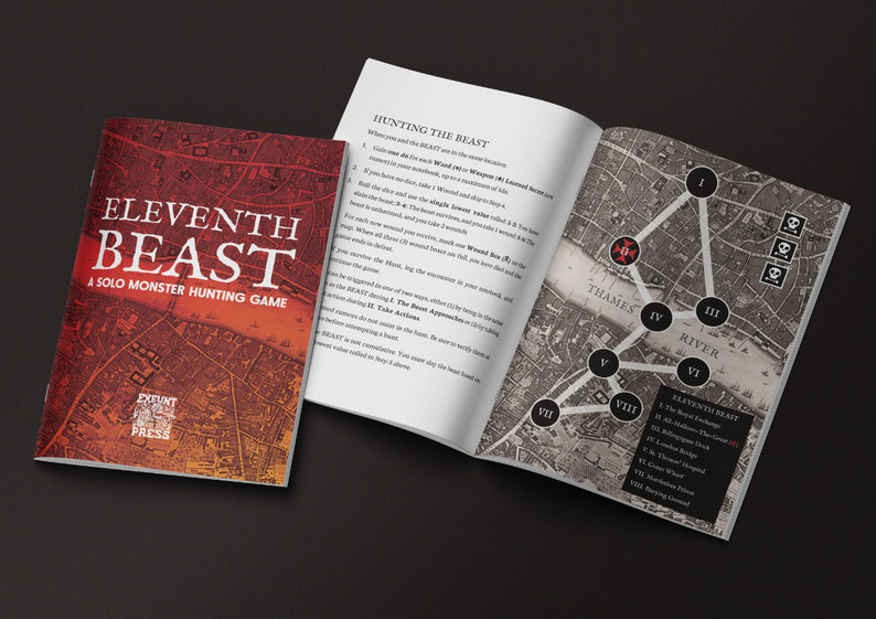 Eleventh Beast - A Solo Monster Hunting Game by Exeunt Press