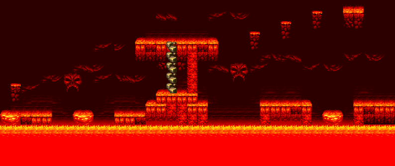 "Bravian lands" lava Free 24x24 Tileset by raynoa
