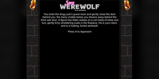 Sexy Werewolf Text Adventure by wolfyama