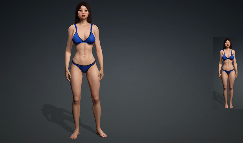 PREMIUM MaeLee-Unreal-Blender-Unity with 200+ MORPHS-see script- by repeatloader