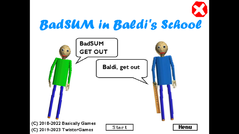 BadSUM in Baldi's School - Baldi's Basics Mod by BaldilomGamesYT
