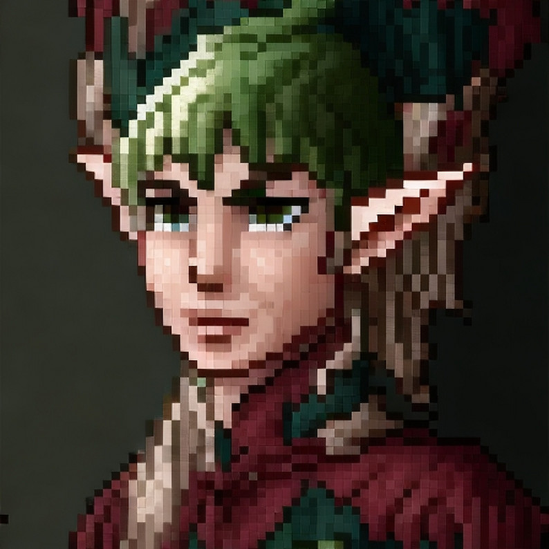 Pixel Art - Elf Faceset Pack by Vina