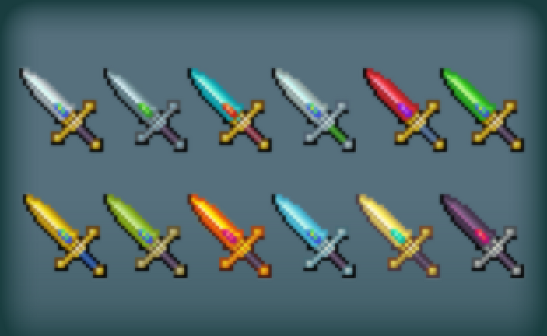 Dusk's Weapon icons (24x24) by Dusk Games