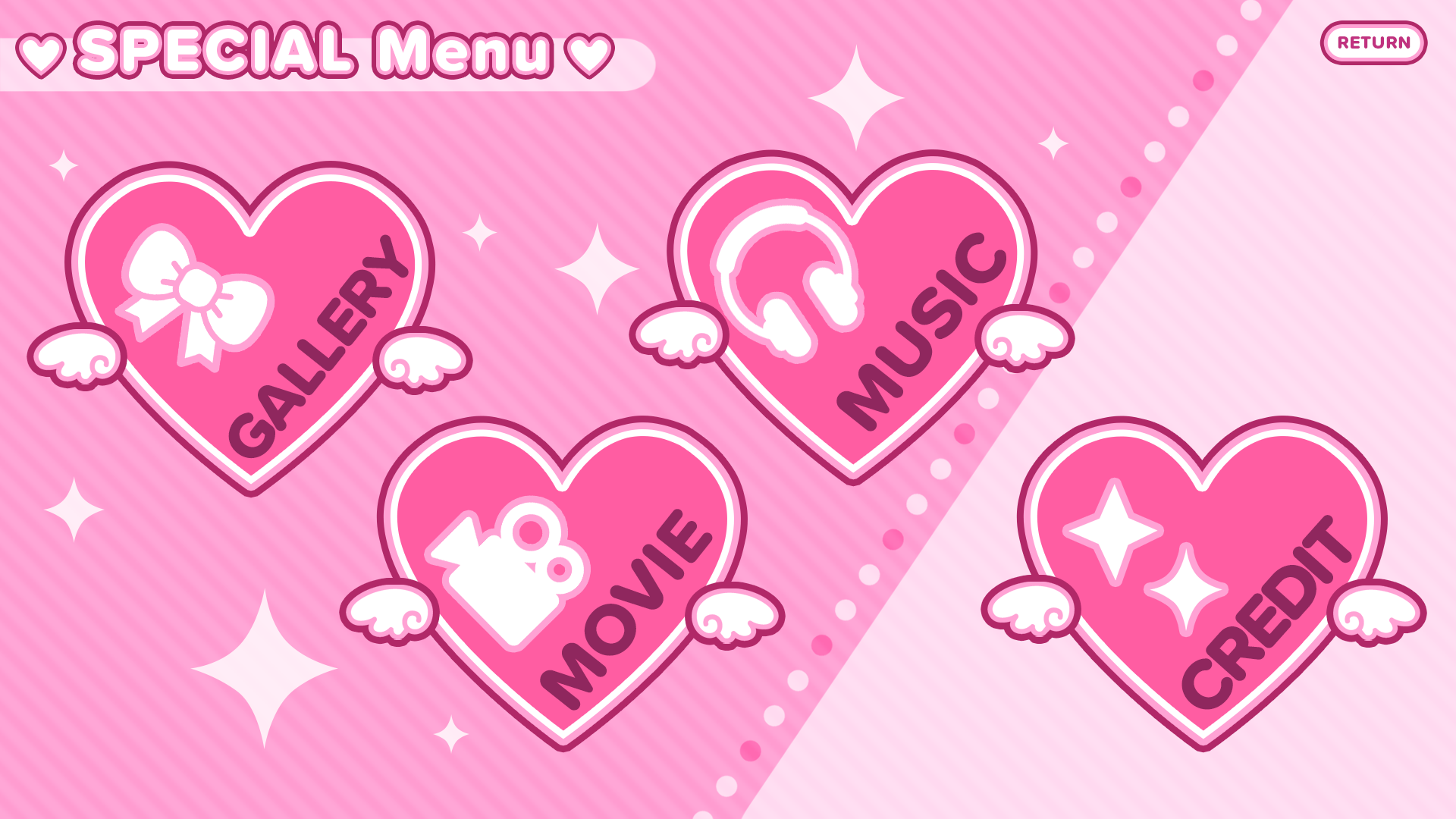 Simple Delights: a pre-made visual novel GUI set by Akira Assets