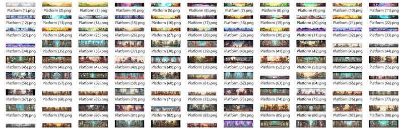 BACKGROUNDS SPRITES pack for 2D platform games +200 by vfrabasil