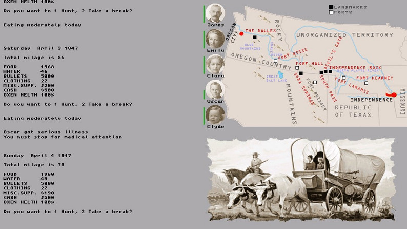 The Oregon Trail by 8080