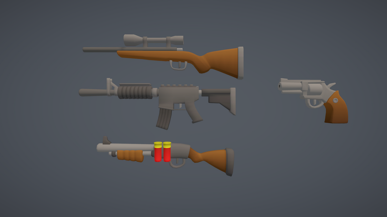 Poly World - Toon Guns by Silver Delivery