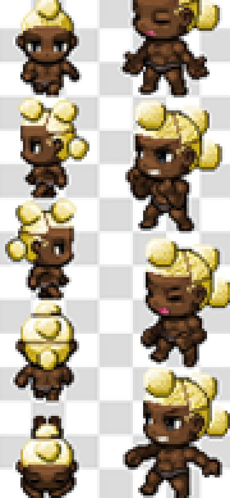 More RPG maker Hair Styles Pack by DJ990J
