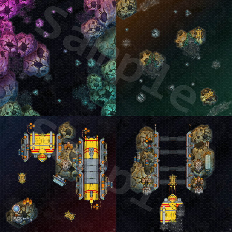 Lancer RPG Battlemaps by Kaffeezombie