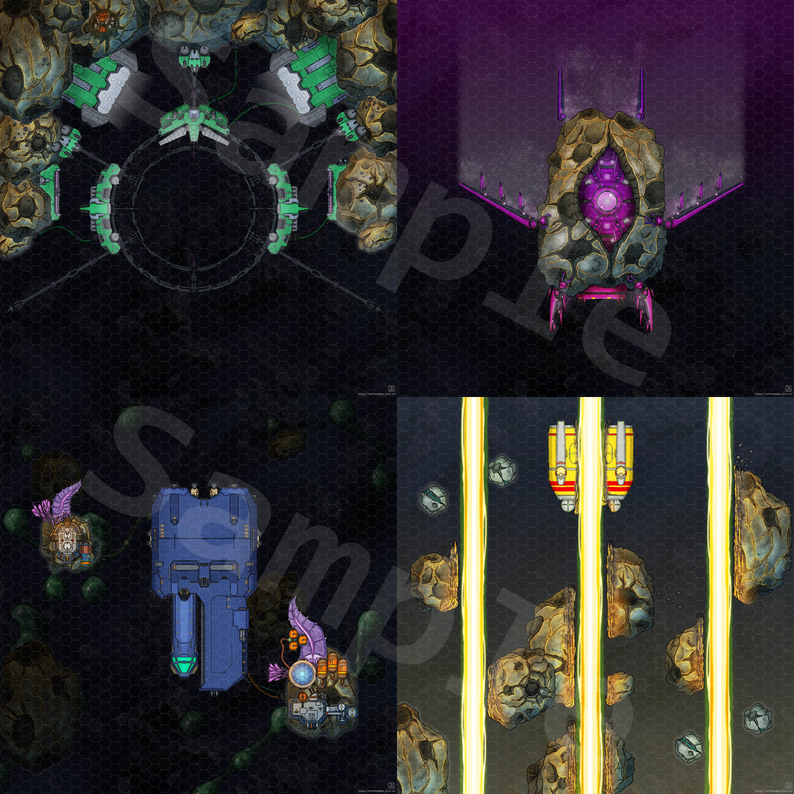 Lancer RPG Battlemaps by Kaffeezombie