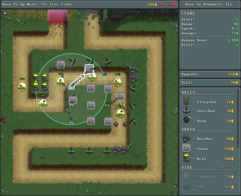 Tiny Tower Defense by BuilderBot