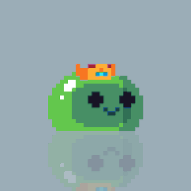 Slime King Animations Pixel Art 2D by Eduardo Scarpato