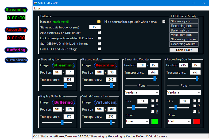 OBS-HUD by CobaltDragon