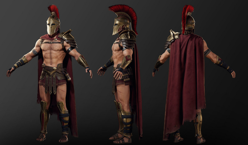 Ryan Reos Girl 12 - Spartan Hoplite by Lil Husky VR