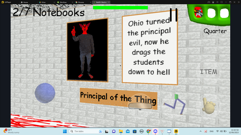 Baldi Basics In Ohio Android by Baldi's Basics Official VN
