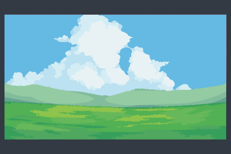 Nature Landscapes Free Pixel Art by Free Game Assets (GUI, Sprite ...