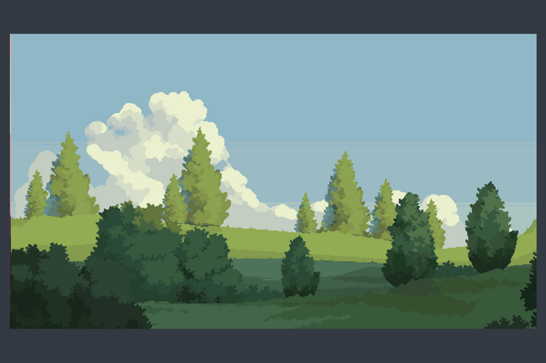 Nature Landscapes Free Pixel Art by Free Game Assets (GUI, Sprite ...