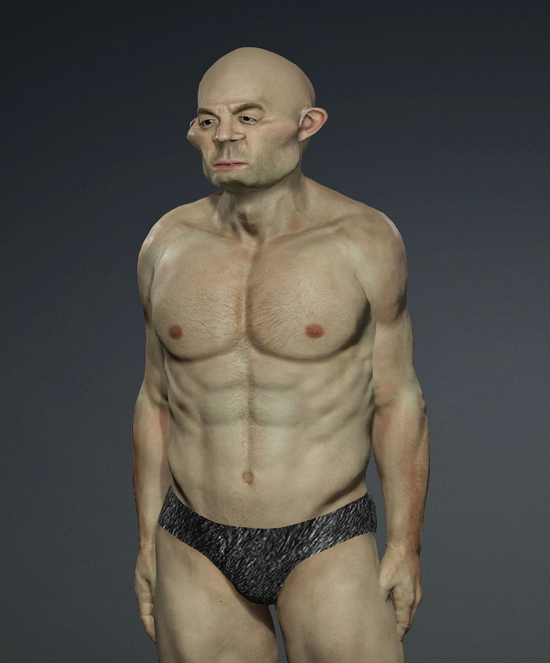 Ogre FREE HQ character for Unreal Unity and Blender by repeatloader