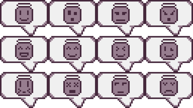 Pixel Art Emotes by dustdfg