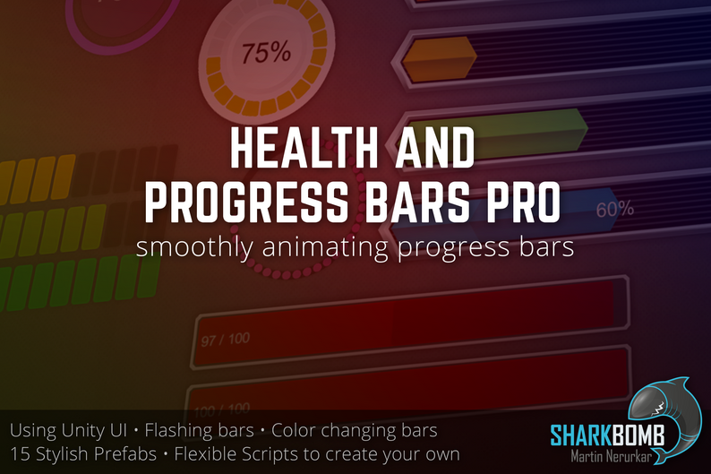Health and Progress Bars Pro by Sharkbomb Studios