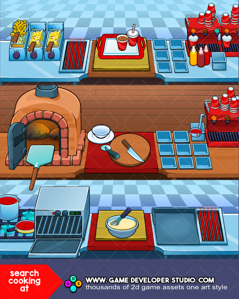 Mega cooking game environment pack by Robert Brooks ...