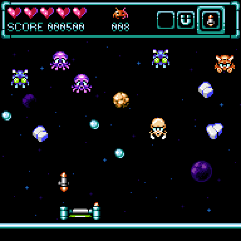 Alien Breaker Game Asset by Alb_pixel Store