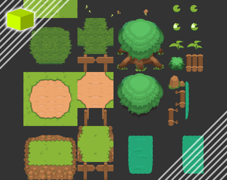 Adventurous Trails - Game Kit - Forest Tileset by 2DPIXX