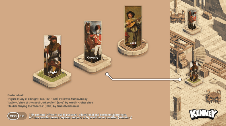 Isometric Miniature Bases by Kenney (Assets)