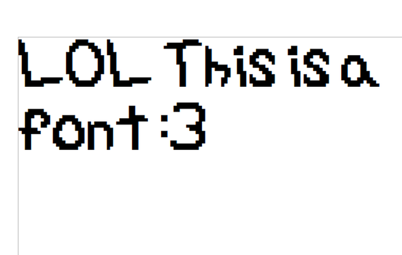 Comic-ish Pixel Font by JadedTwin