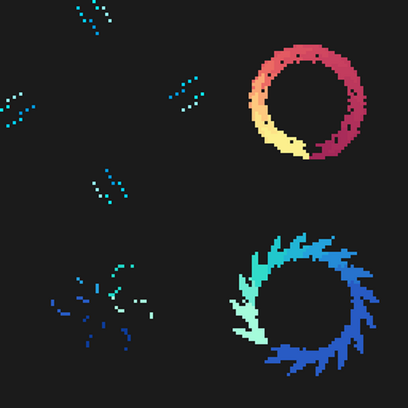 Pixel Holy Spell Effect 32x32 Pack 3 by BDragon1727