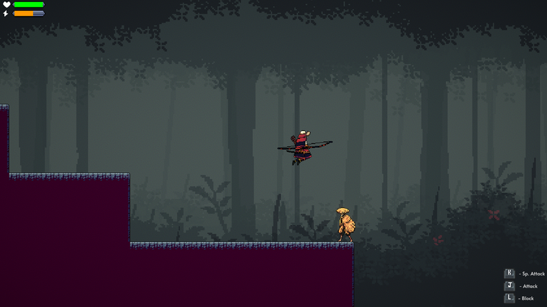 Tale of Kishi. Made for Rhomita gamejam. by Codenameglassy