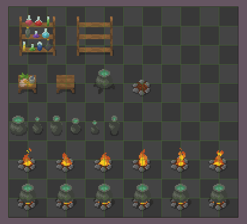 Healer - Top Down Pixel Art Character Assets by sanctumpixel