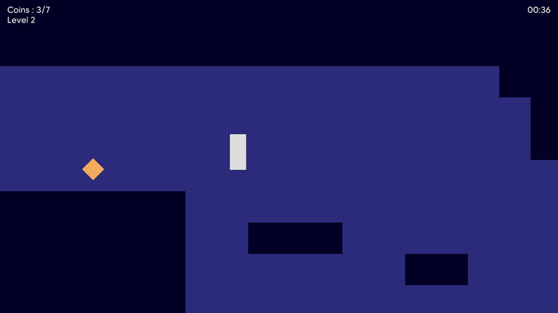 Minimalist speedrun platformer by PenguiDev