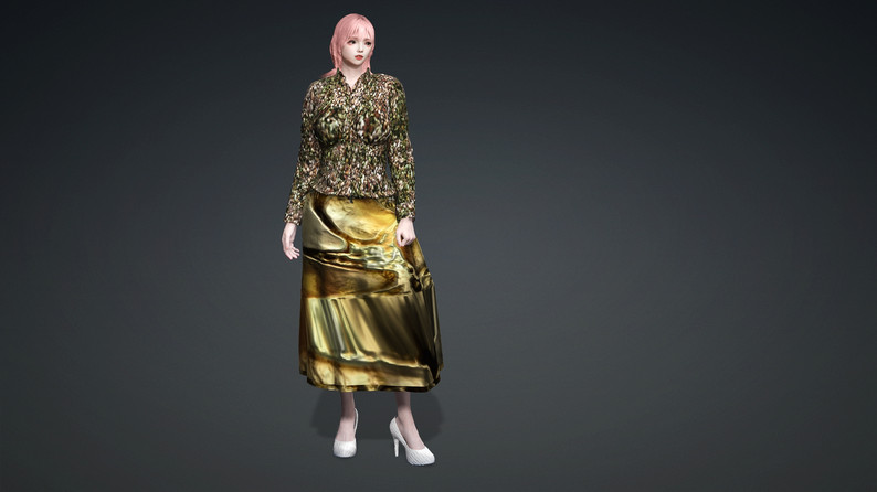 Free HQ character SongLee for Unreal Unity and Blender by repeatloader