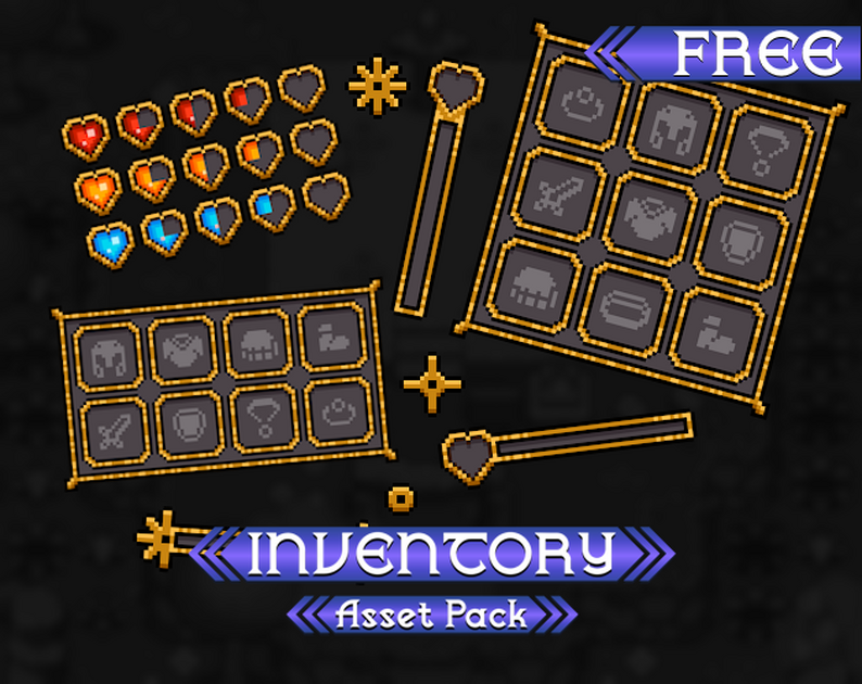 Free Inventory UI Asset Pack by ELV Games
