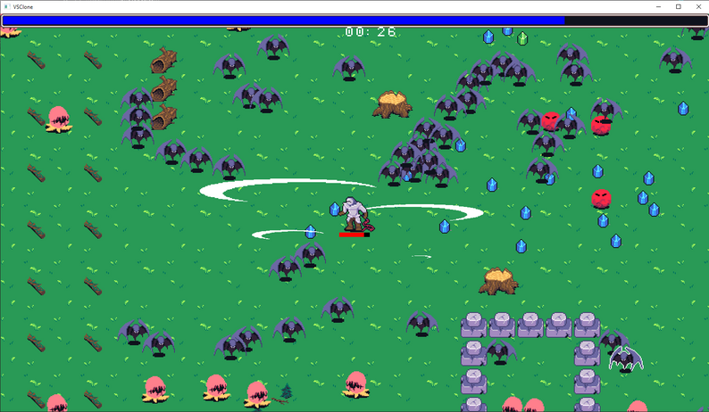 Vampire Survivors In C++ by cakez77