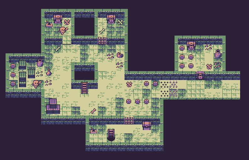 Retro dungeon 16x16 by mem_px