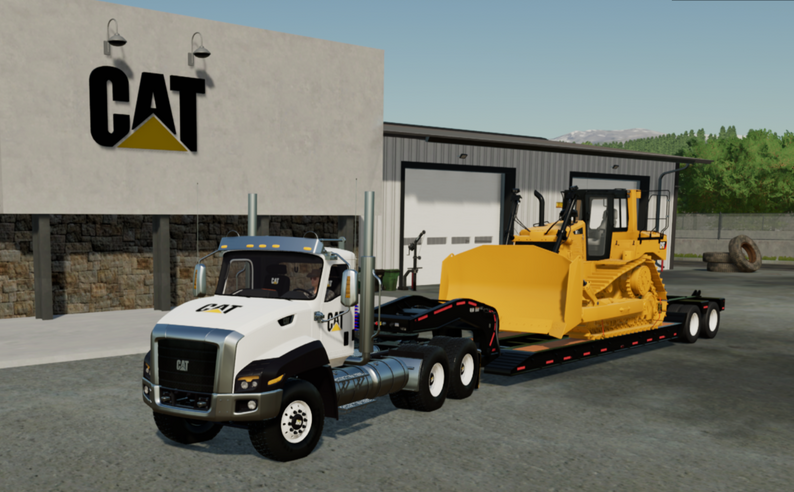 FS22 Caterpillar CT660 by DistinctDeveloper