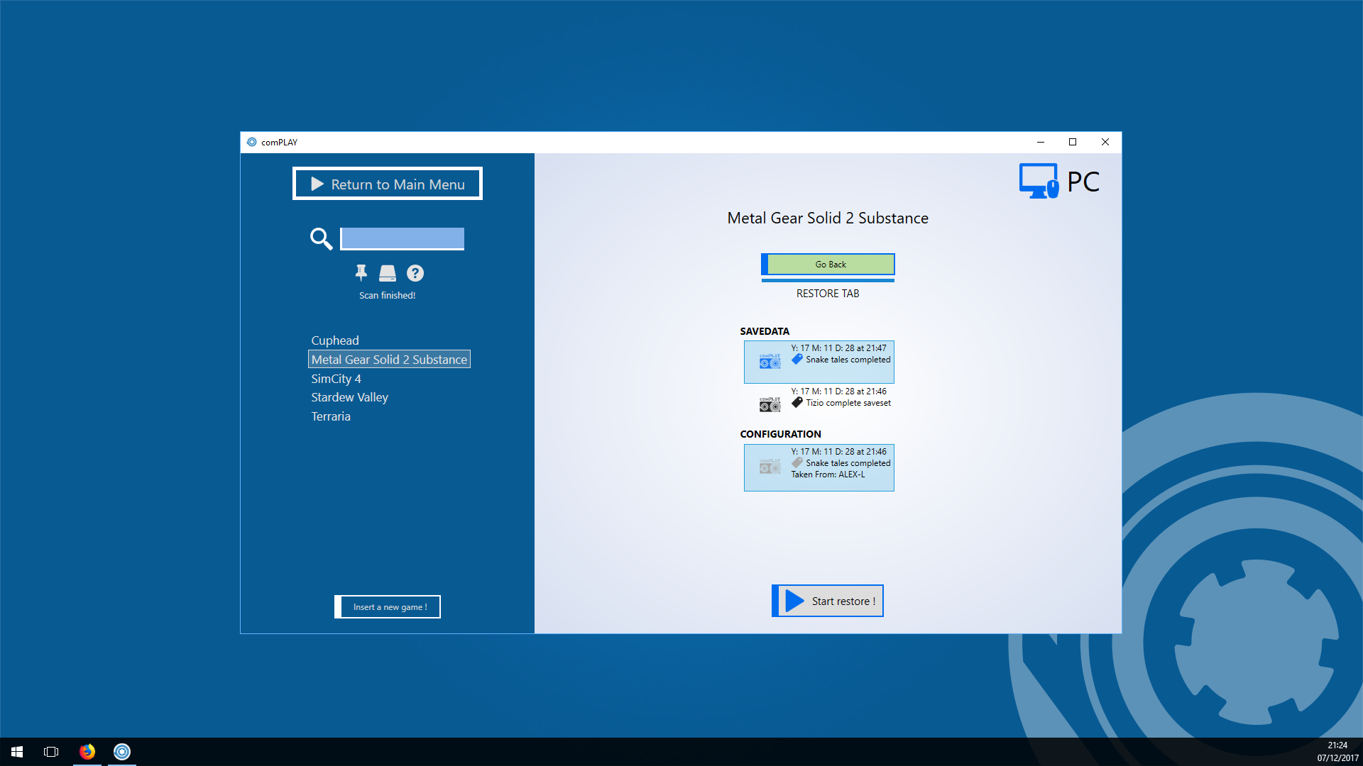 comPLAY Manager - The Dark Souls of backup managers - Free, open, no ...