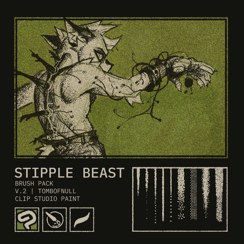Stipple Beast | BRUSH PACK | V.2 by TOMB of NULL