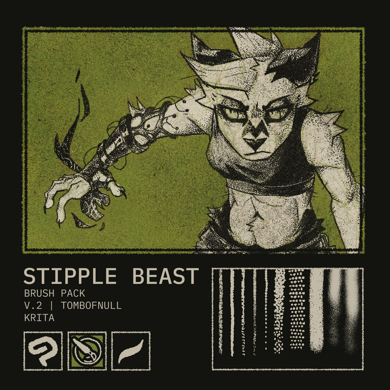 Stipple Beast | BRUSH PACK | V.2 by TOMB of NULL