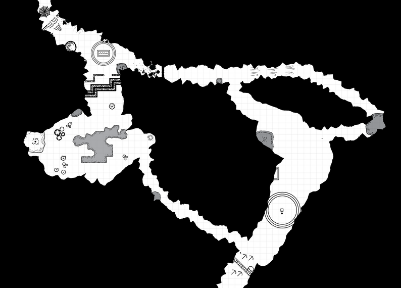 Classic Cave Map Symbols by MarkGosbell