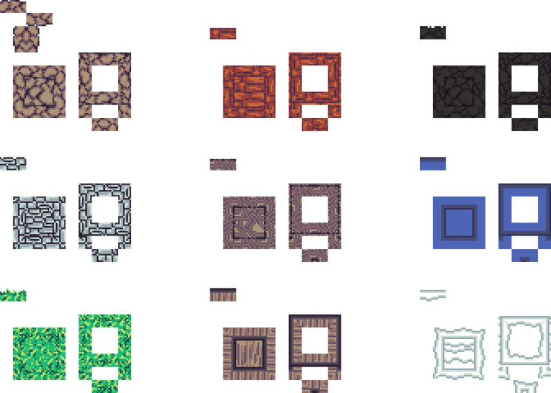 Tilemaps (Top Down view) by Tlacoatl