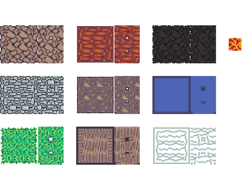 Tilemaps (Top Down view) by Tlacoatl