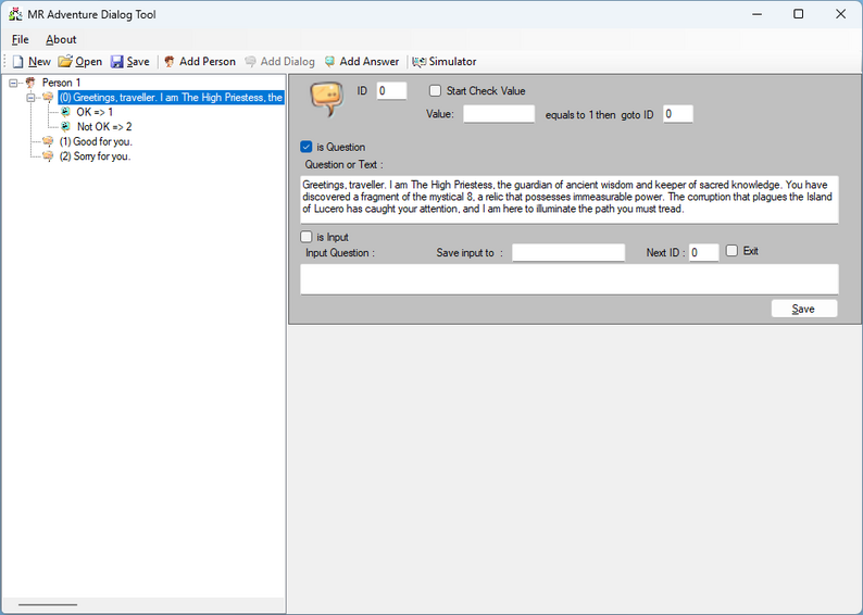 MR Adventure Dialog Tool by Misterm