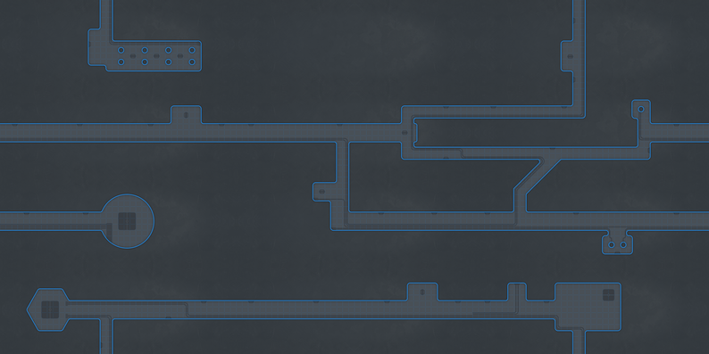 Sci-Fi Battlemap - The Service Tunnel (VTT) by Lazarus