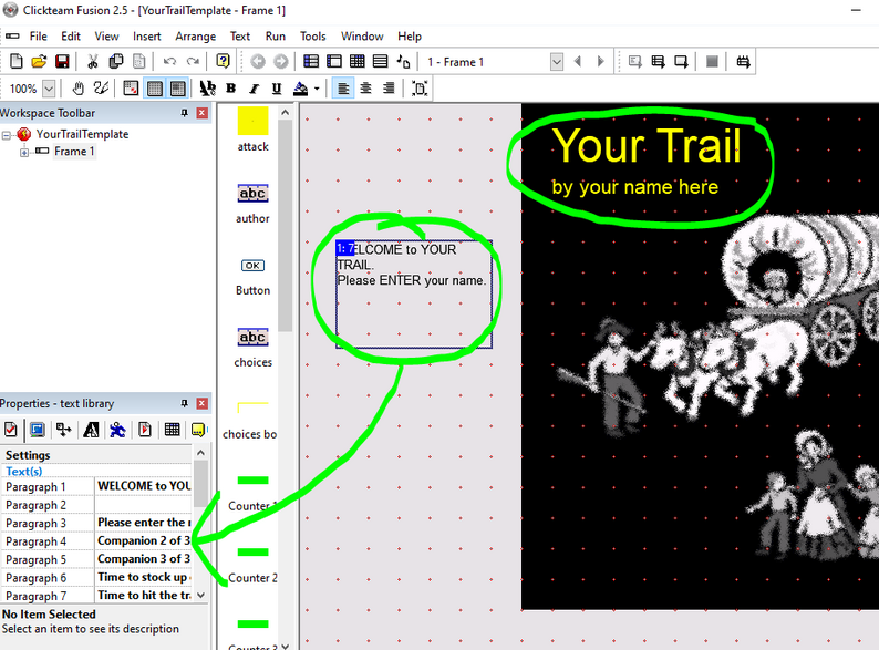 Oregon Trail template by Scotty